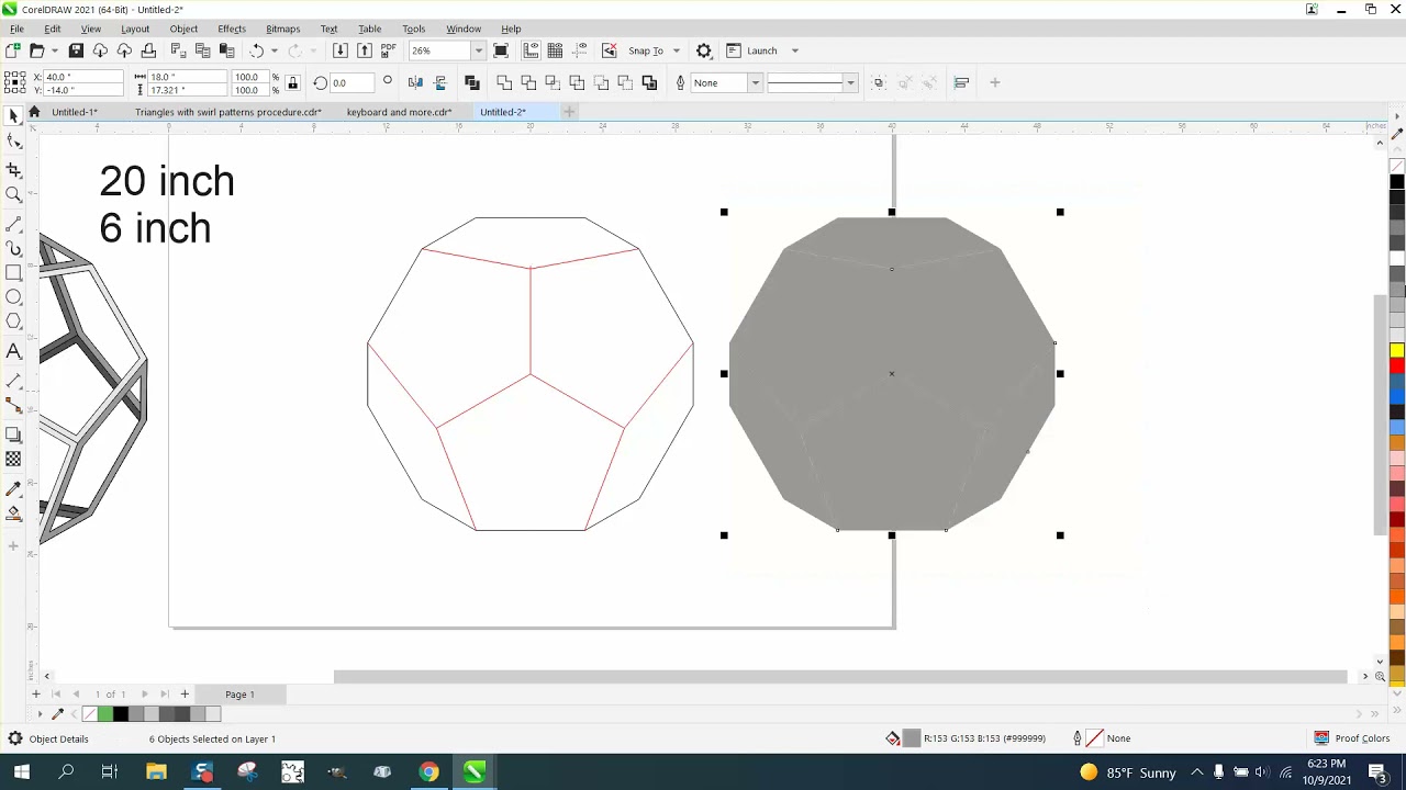Corel Draw Tips & Tricks 3D Polygon Part 1