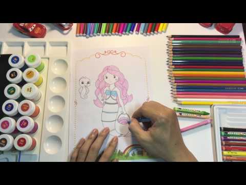 Coloring Pages Disney Princess of Pacific Moana Drawing To Color For Kids l Learn Rainbow Color