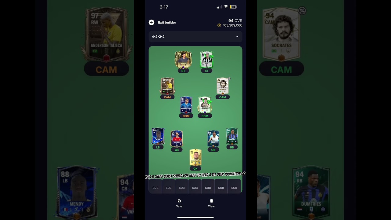 I used the app renderz and credit to @mrbeliever1810 for the players make sure to subscribe to him