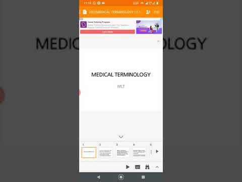 Medical terminology lan