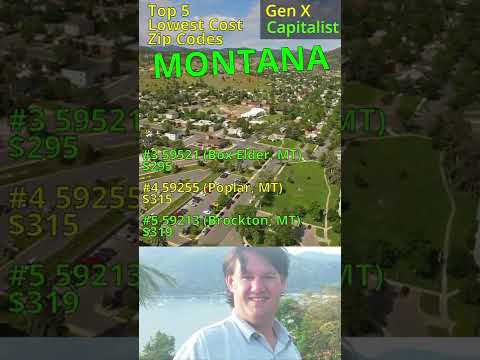 MONTANA real estate cheapest housing area by zip code.
