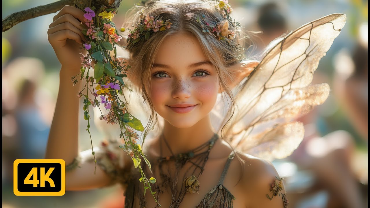 Fantasy | Cozy | A Peaceful Day in the Fairy Village [AI Music Video]