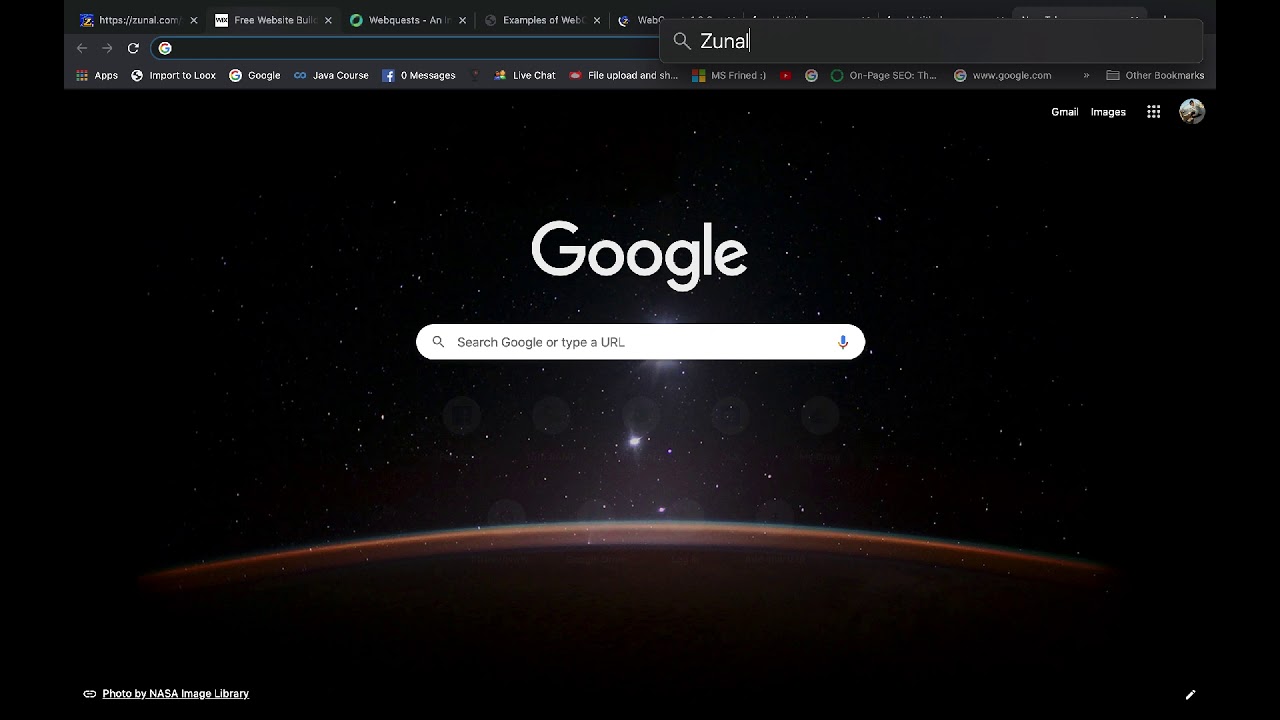 WebQuest with Zunal