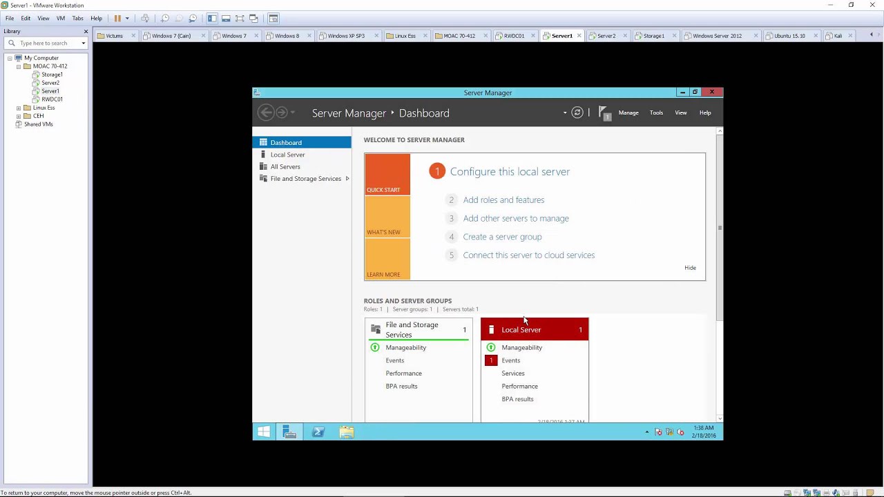 2. Configuring Failover Clustering