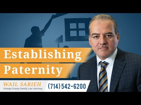 Establishing Paternity in Orange County - Sarieh Law Offices ALC.