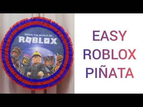 EASY DIY ROBLOX PIÑATA | FÁCIL Bricolaje pinata| ARTS AND CRAFTS | artes y artesanías HOW TO MAKE