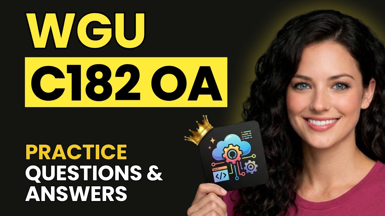 WGU C182 OA Intro to IT | 2026 Q&A Guide | Pass on Your First Try!