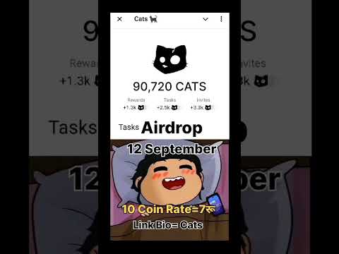 Cats Airdrops listing soon #airdrop #bitcoinairdrop #cats