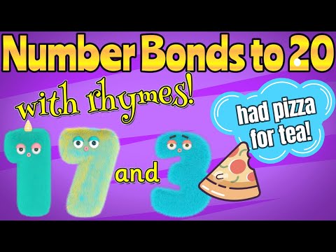 NUMBER BONDS TO 20 RHYMES | Miss Ellis #numberbondsto20