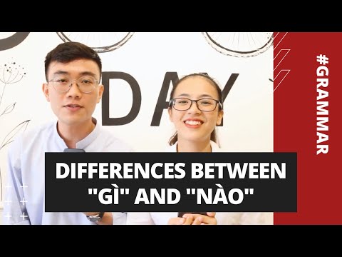 GÌ AND NÀO WHAT'S THE DIFFERENCE? LEARN VIETNAMESE WITH SVFF