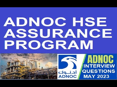 ADNOC HSE ASSURANCE PROGRAM. #adnoc #safetyfirstlife #dubai #uae #hseengineers #hseprofessionals