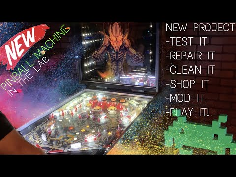 New: BALLY SPACE INVADERS Pinball Machine Is In THE LAB For Shop-Out