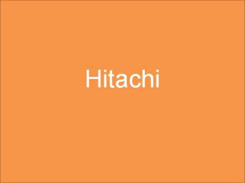 How to pronounce Hitachi in English (American)