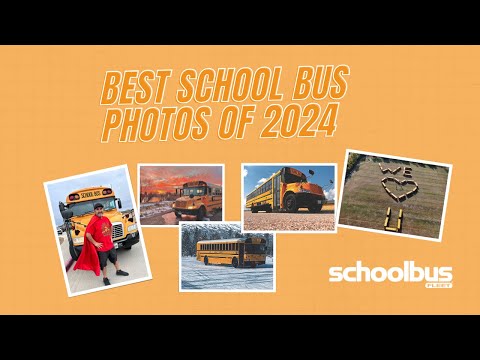 A Year in School Bus Photos: 2024 [Our Fave Images of the Big Yellow Bus]