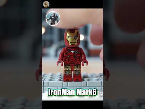 Iron Man Mark 6 LEGO 76269 Avengers Tower Minifigures #lego #minifigs #legominifigures #asmr #toys