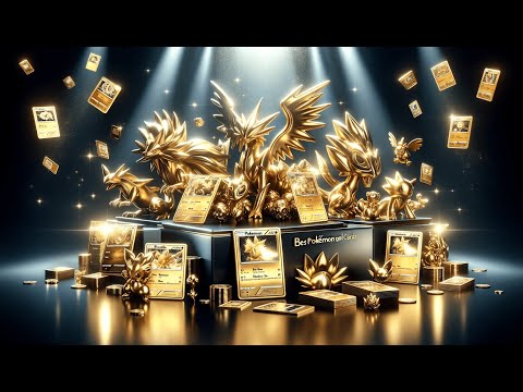 ✨ Ultra Rare 55 PCS Gold Cards | Best Pokémon Gold Cards ✨