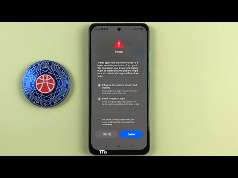How to install APK apps of unknown origin on Xiaomi Redmi Note 10 Android 11