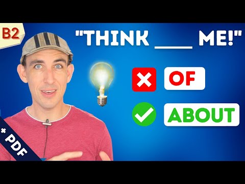 Which Preposition to Use after Verbs... EXPLAINED! π₯