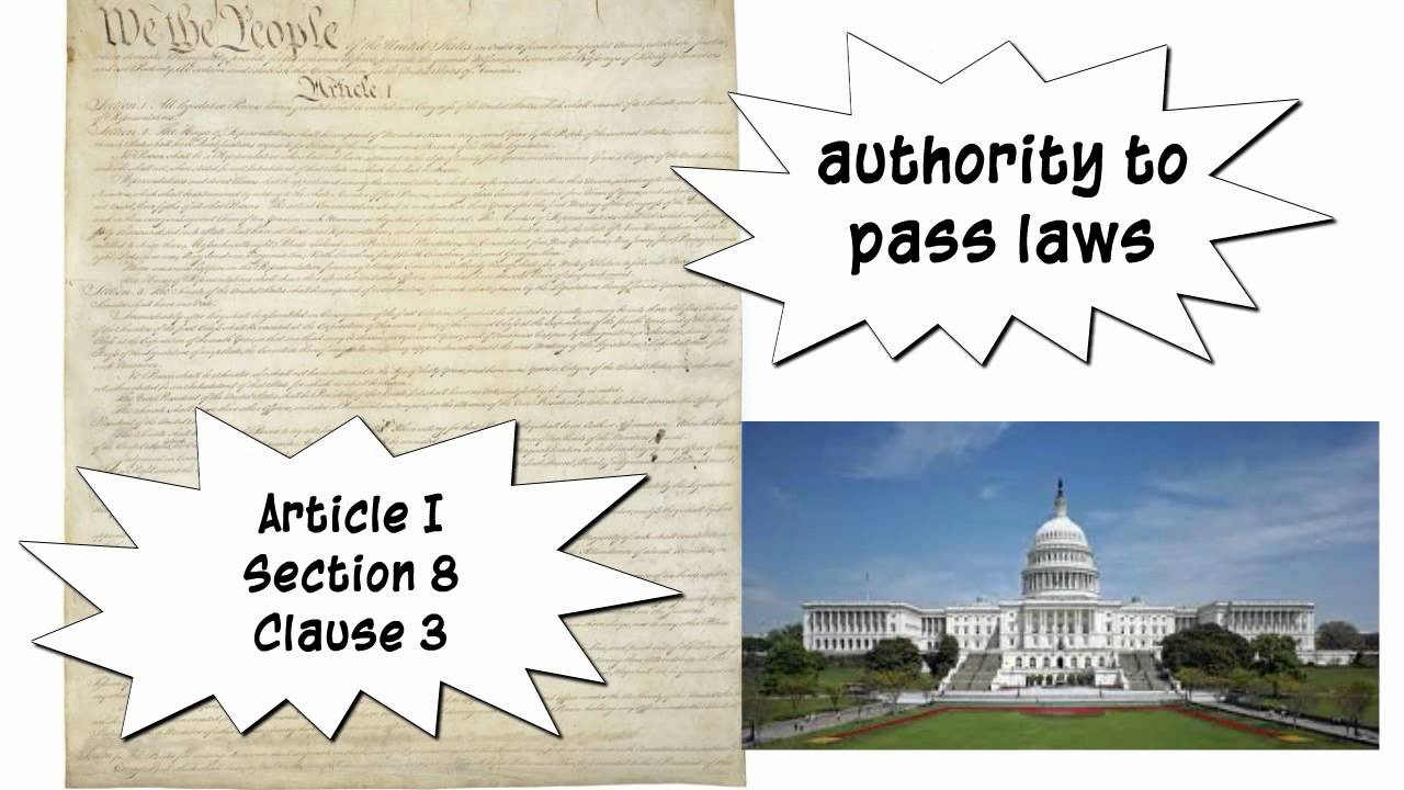 What is the Commerce Clause?