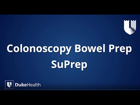 Duke Health: SuPrep® Colonoscopy Bowel Prep