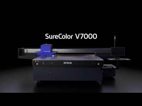SureColor V7000 | Epsonās UV Flatbed Printer ā With Red Ink!