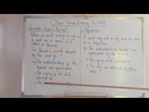 Other Words Ending in ING @ThabiMargEnglishTeacher