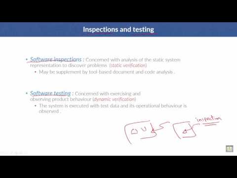72 Software Engineering C7 L2 Inspections and testing