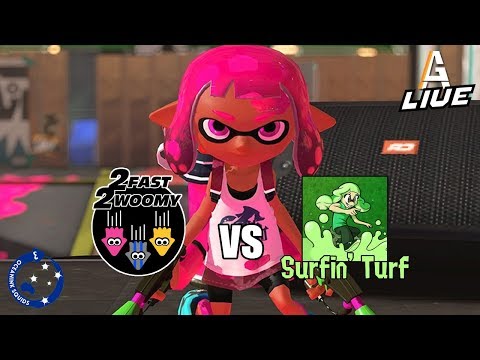 SPLATOON 2 COMPETITIVE: 2Fast2Woomy vs Surfin' Turf