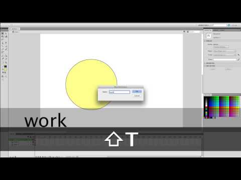 Learn Flash Tutorial | How to customize or personalize your flash workspace - Mind Luster