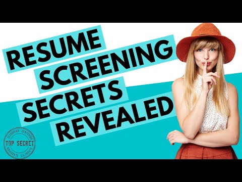 3 Secrets on Resume Screening (MAKE THE PROCESS EASY)