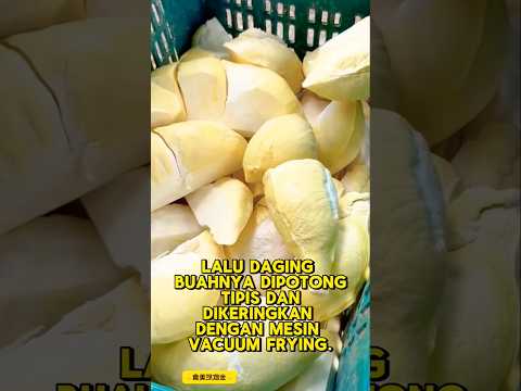 Rahasia Renyahnya Keripik Durian #KeripikDurian #CamilanUnik #DurianRenyah #ProsesProduksi