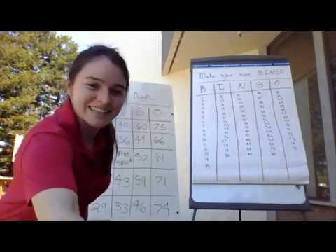 How to Make Your Own BINGO Card