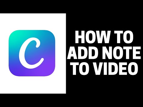 How to Add Note to Video Page in Canva