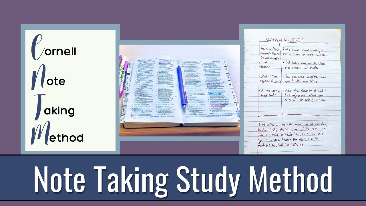 Bible Basics: How to Use the Cornell Note-Taking Method for Bible Study | Amanda Brown