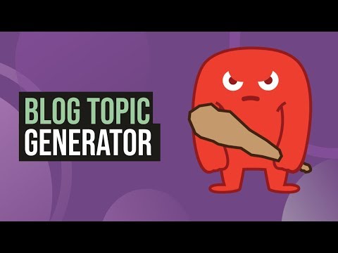 The HOTH: Blog Topic Generator