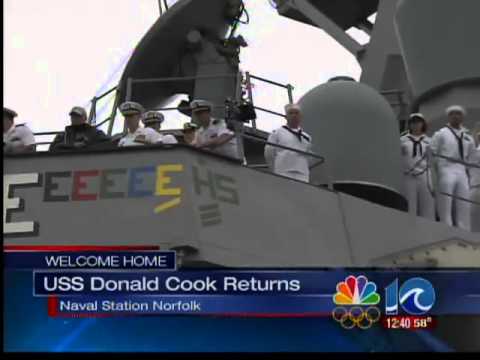 USS Donald Cook returns