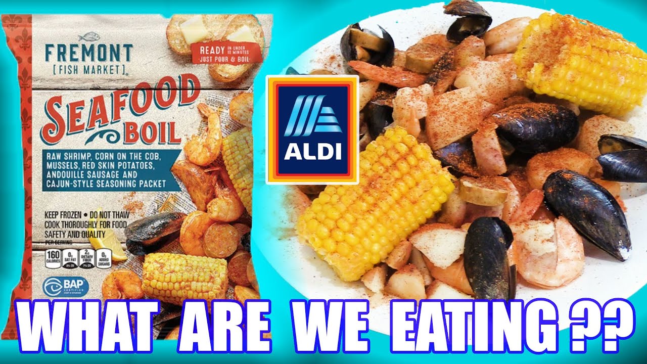 Aldi's $9.99 Seafood Boil - WHAT ARE WE EATING??