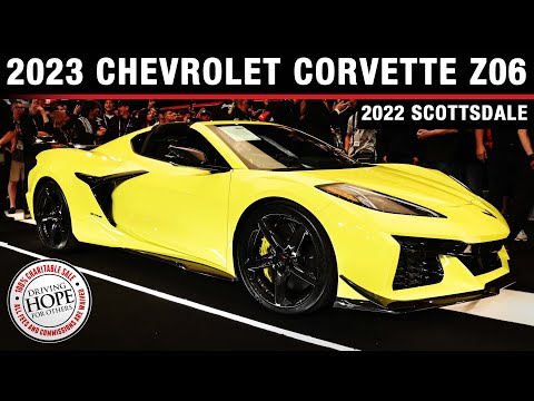 $3.7 MILLION 2023 Chevrolet Corvette Z06 VIN 001 - BARRETT-JACKSON 2022 SCOTTSDALE AUCTION