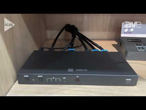 InfoComm 2025: Adam Hall Shows Tiva SGP42 Interface, SWAV41 8K HDMI Switcher Integrated with Questra