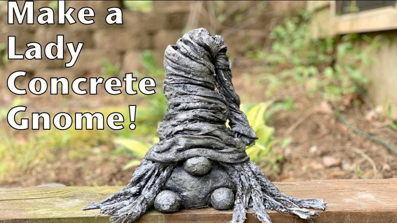 Make A Concrete Gnome Lady