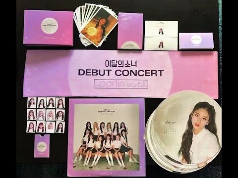 Unboxing LOONA Debut Concert Official Merchandise