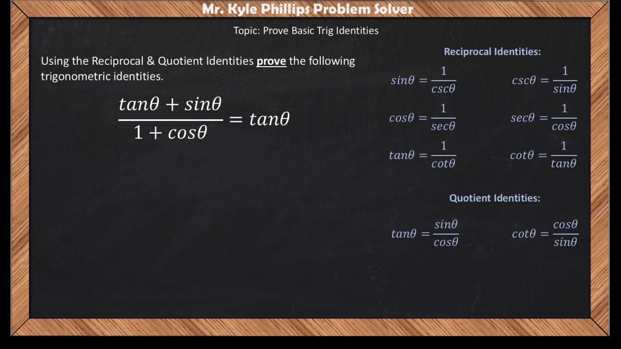 Simplifying Trig Identities Ex 3