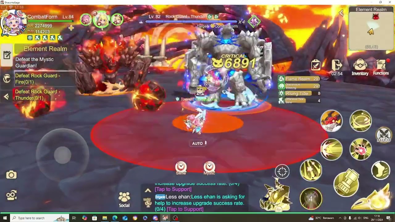 Draconia Saga - Grenadier Elemental Realm Tips & Trick