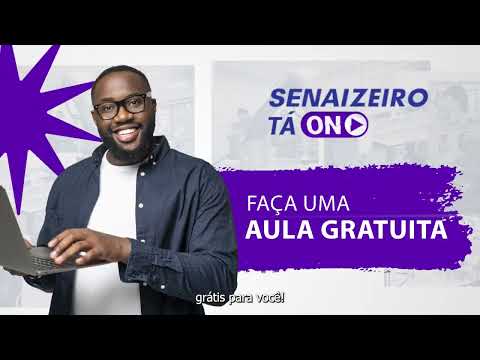 Venha fazer uma aula grátis no Senai EaD!