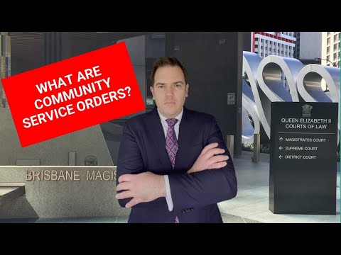 What are Community Service Orders in Queensland?