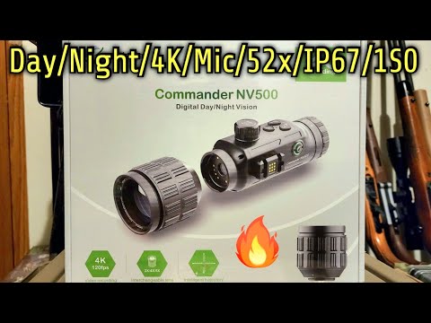 Commander NV500 4K Digital Day/Night Vision Rifle Scope