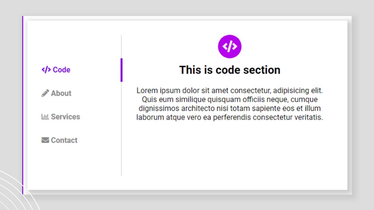 How to Build Tabs Using HTML/ CSS / JavaScript
