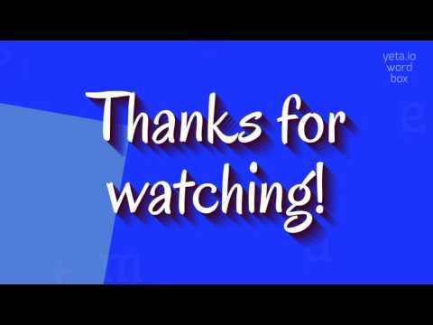 How to say "stamen"! (High Quality Voices)