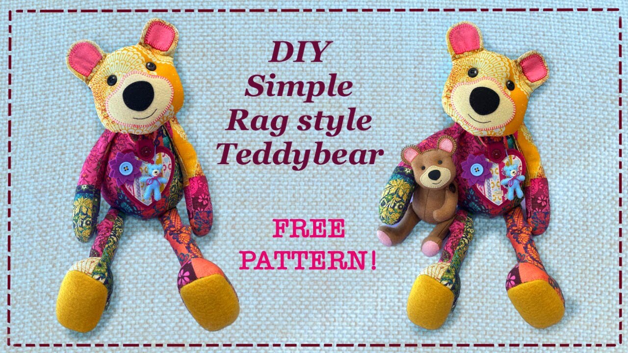 Teddy Bear Tutorial: Learn How To Make A Cute Teddy Bear With This Free Pattern