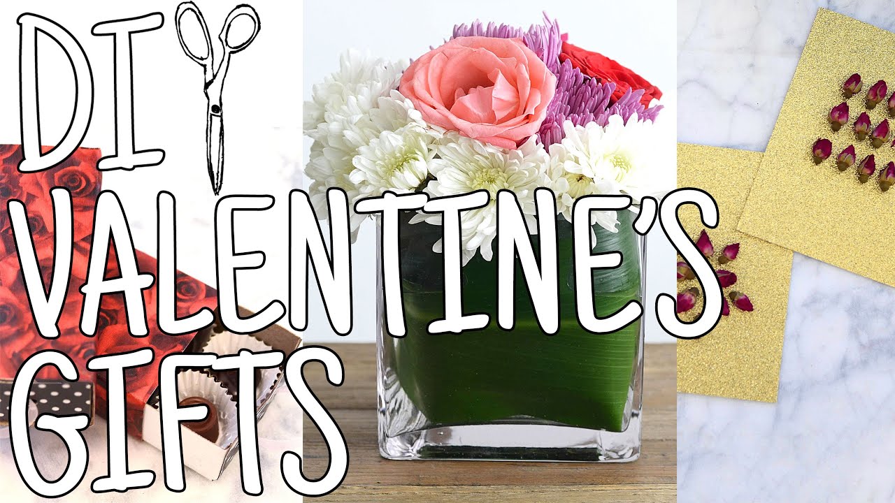 DIWhyNot: 3 DIY Valentine's Gifts - Chocolates, Flowers and Cards!